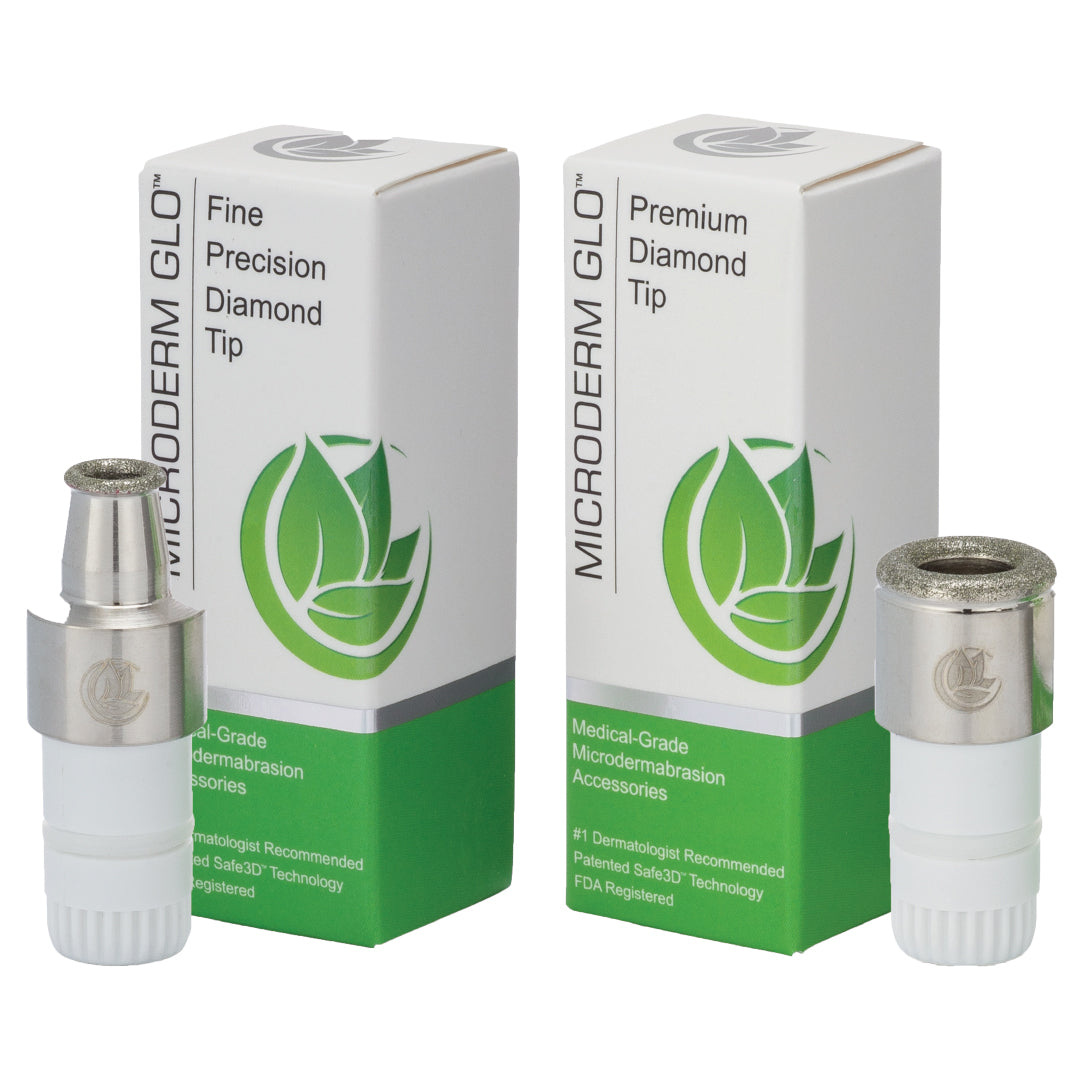 Microderm GLO Premium Diamond Tip Microdermabrasion Bundle – Microderm GLO®